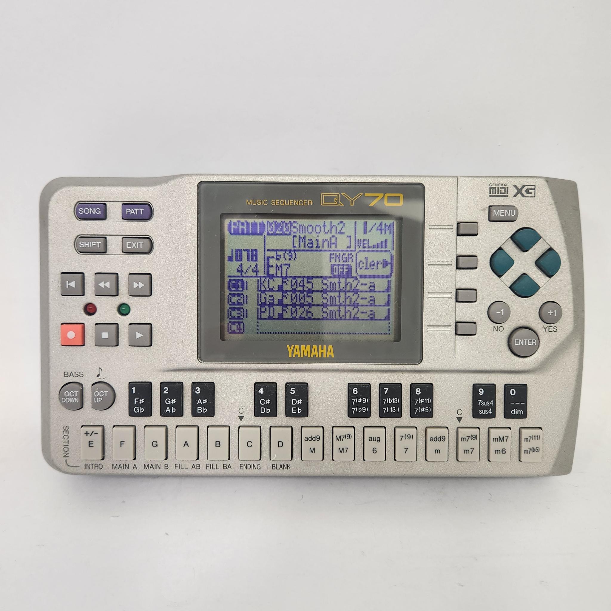 Used Yamaha QY70 Music Sequencer Groovebox Workstation