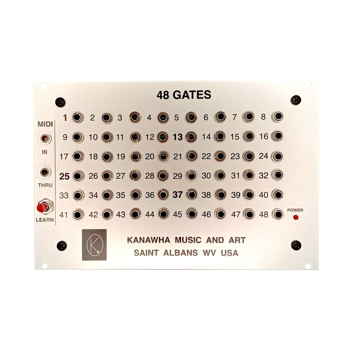 Kanawha 48 Gates - MIDI to Gate Converter