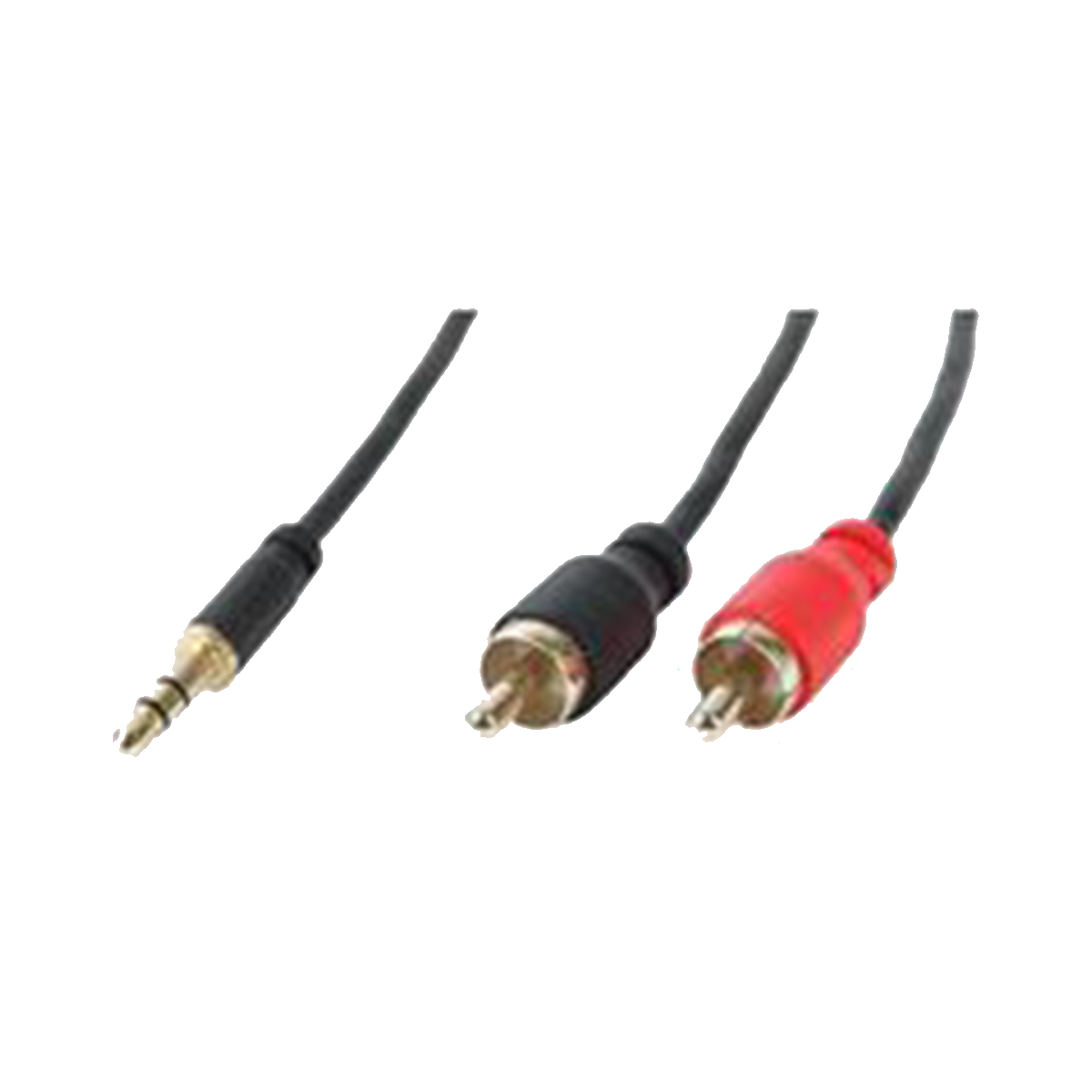 Universal Slim 3.5mm TRS to Dual RCA Cable